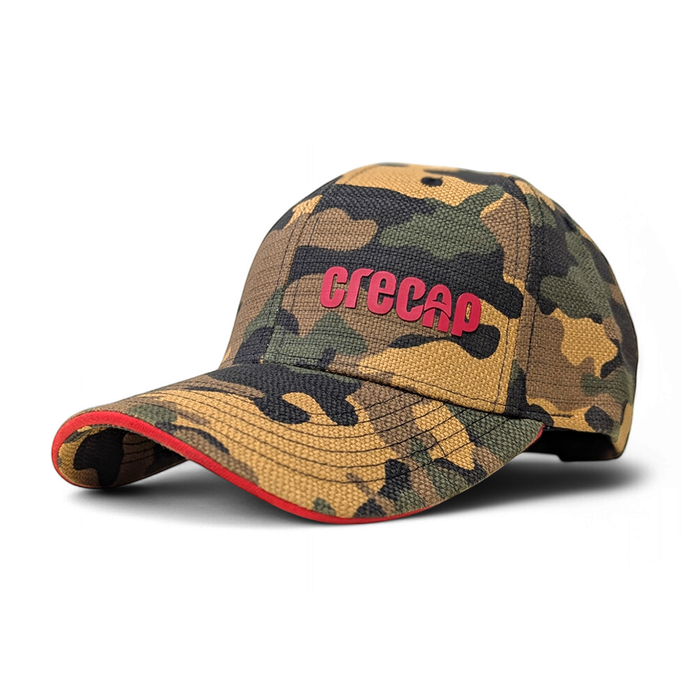 Crecap Camouflage Cap with Red print - CreCap